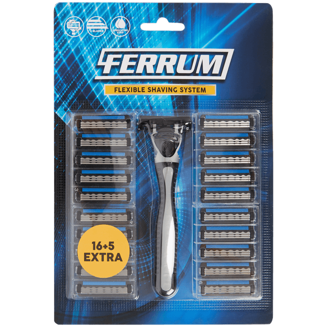 Ferrum scheermes met extra mesjes | Action.com
